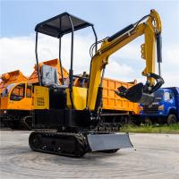 China 1ton Mini Garden Hydraulic Crawler Excavator With Retractable Chassis Customized for sale