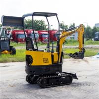 China 1ton Mini Garden Hydraulic Crawler Excavator With Retractable Chassis Customized for sale