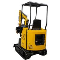 China 1.5 Tonne Rubber Track Mini Excavator With CE Certificate Low Fuel Consumption for sale