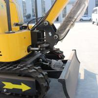 China 1.5 Tonne Rubber Track Mini Excavator With CE Certificate Low Fuel Consumption for sale