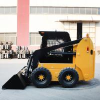 China Small Size Wheel Skidsteer Loader With Attachments For Infrastructure Construction for sale