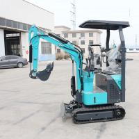 China China Manufacturer Sale 1.5 Ton Blue Mini Excavator With EPA CE for sale
