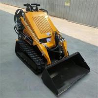 China Euro5 EPA Mini Crawler and Wheel Skid Steer Loader Rated Operating Capacity 400KG for sale