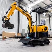 China China 1 Ton Yellow Two Leg Proof Mini Excavator With EPA for sale