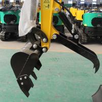 China Koop Engine 1ton Micro Mini Digger Excavator With Single Cylinder for sale