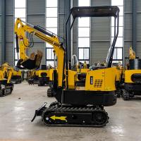 China Koop Engine 1ton Micro Mini Digger Excavator With Single Cylinder for sale
