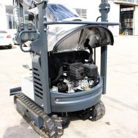 China Mini Digger Excavator 1 Ton Mini Excavator Cast Iron 50KG Counterweight & Bucket for sale