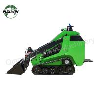 China Mini Track Loader EPA Euro V Standard Green Skid Steer Loaders With Rubber Track for sale