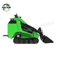 China Mini Track Loader EPA Euro V Standard Green Skid Steer Loaders With Rubber Track for sale