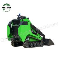 China Mini Track Loader EPA Euro V Standard Green Skid Steer Loaders With Rubber Track for sale