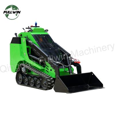 China Mini Track Loader EPA Euro V Standard Green Skid Steer Loaders With Rubber Track for sale