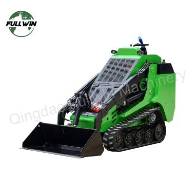 China FY55J Green EPA Euro V Standard Skid Steer Loader With 3 Cylinder 3 Valves Or 4 Valves for sale