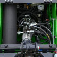 China FY55J Green EPA Euro V Standard Skid Steer Loader With 3 Cylinder 3 Valves Or 4 Valves for sale