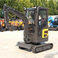 China 1.8 T Excavator Smooth Hydraulic Pilot 1800KG Mini Excavator Agricultural Digger for sale