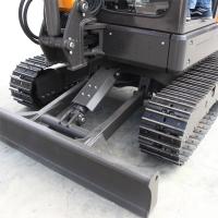 China 4000KG Mini Digger Excavator 300mm Wide Steel Tracks with Cabin for sale