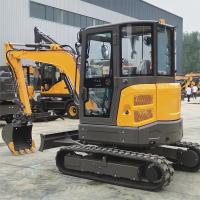 China 8820 Pounds Micro Mini Excavator Real 4 Ton Class Yellow Red Green White Colors for sale