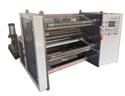 China 30mm Horizontal Slitting Machine PLC Fully Automatic Tension Control Paper Cutting Machine for sale