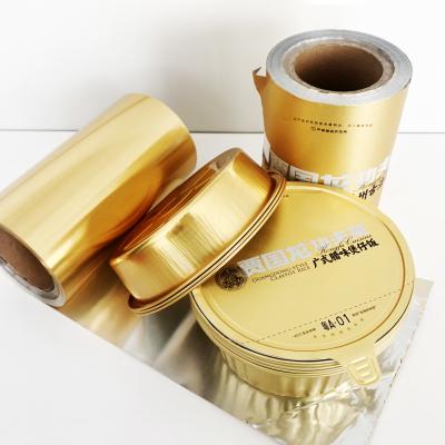 China Aluminum Foil For Heat Sealing Pet Paper Cups Customizable Diameter Easy Peel Off Structure for sale