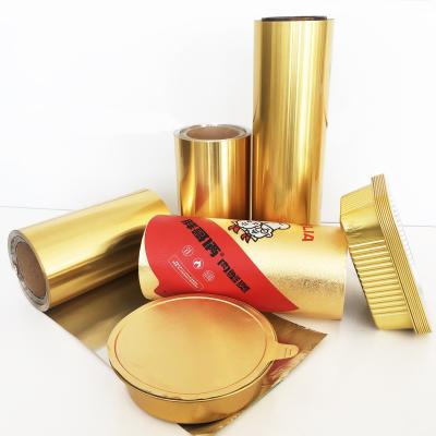 China Multi Layer PET Aluminum Foil Sealing Film For Pasteurization Heat Sealed PP Bottle Substrate for sale