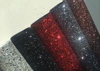 China 3 Chunky Glitter Wall Fabric , Glitter Material Wallpaper Shiny Stereoscopic for sale