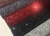 China Factory Cheap Eco-friendly Fancy Shiny Gold Silver Black PU Grade 3 Chunky Glitter Wallpaper for sale
