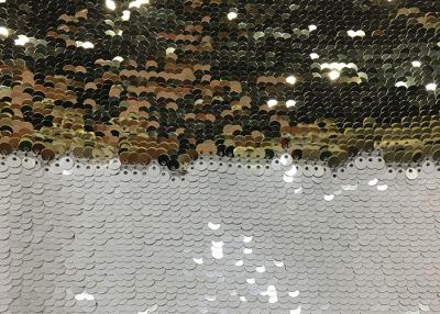 China Double Sided Glitter Sequin Fabric Environmental Friendly Sublimation for sale