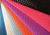 China Mildew Proof Quilted Leather Fabric Nonwoven Synthetic PU Embroidered for sale