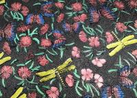 China Hand Printing Artificial Leather Fabric Normal Peeling Strength Quick Drying for sale