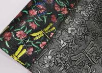 China Hand Printing Artificial Leather Fabric Normal Peeling Strength Quick Drying for sale