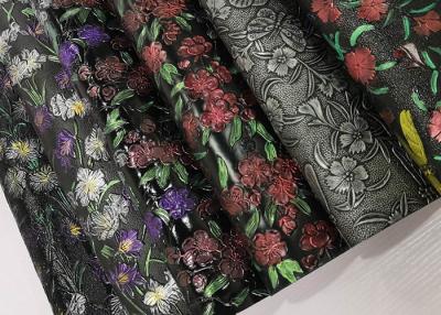 China Hand Printing Artificial Leather Fabric Normal Peeling Strength Quick Drying for sale