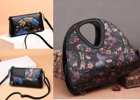 China Hand Printing Artificial Leather Fabric Normal Peeling Strength Quick Drying for sale