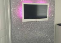 China Nonwoven Thick Glitter Wallpaper Firm  Stability Flexbile With Minimal Flaking for sale