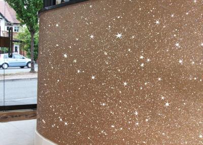 China 3 Chunky Glitter Wall Fabric , Glitter Material Wallpaper Shiny Stereoscopic for sale