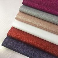 China PU Material  Glitter Wall Fabric Assorted Glamour Knitted Fabric Customized Color for sale