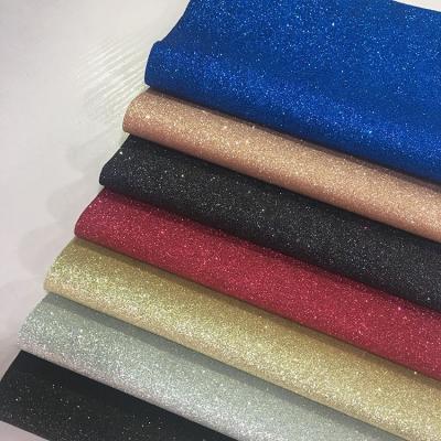 China Minimal Flaking Glitter Wall Fabric , Thick Glitter Wallpaper Personalized Printed for sale
