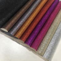 China Anti Mildew Glitter Leather Fabric 137cm*10m Per Roll Decorative Purpose for sale