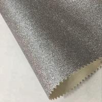 China Anti Mildew Glitter Leather Fabric 137cm*10m Per Roll Decorative Purpose for sale