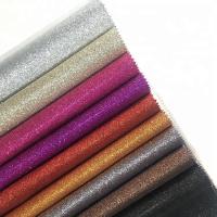 China Anti Mildew Glitter Leather Fabric 137cm*10m Per Roll Decorative Purpose for sale