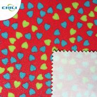 China Flower Pattern Printed Faux Leather Fabric Modern Design Eco Friendly for sale