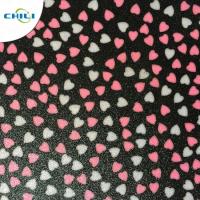China Flower Pattern Printed Faux Leather Fabric Modern Design Eco Friendly for sale
