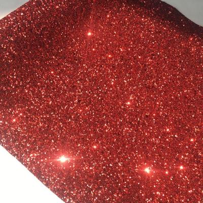 China Decoration Silver Glitter Fabric 3 Chunky Unshrinkable 100% Polyester For Curtain for sale