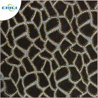 China Flocked Glitter Leather Fabric 1.0mm Thickness 54/55
