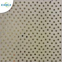 China Multi Color Glitter Fabric Sheets , Silver Glitter Fabric Fashionable For Shoes Lining for sale