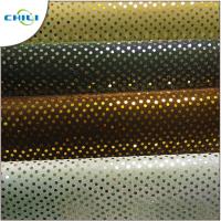 China Multi Color Glitter Fabric Sheets , Silver Glitter Fabric Fashionable For Shoes Lining for sale