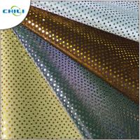 China Multi Color Glitter Fabric Sheets , Silver Glitter Fabric Fashionable For Shoes Lining for sale