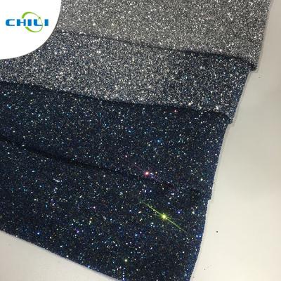 China High Brightness Glitter Wall Fabric , Textured Glitter Wallpaper For Household Room for sale
