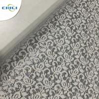 China Good Quality Mesh Glitter pu  shoe Leather for sale