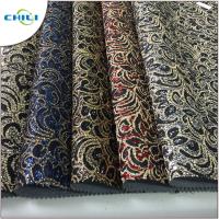 China New Flocking Fashion Pu Leather For Mesh Glitter shoe Leather for sale