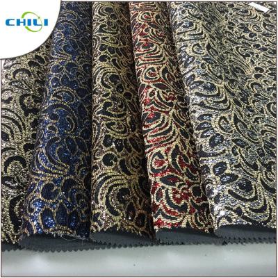China New Flocking Fashion Pu Leather For Mesh Glitter shoe Leather for sale