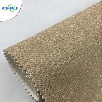 China Good Price For New Products Glitter Leather Fabric for sale